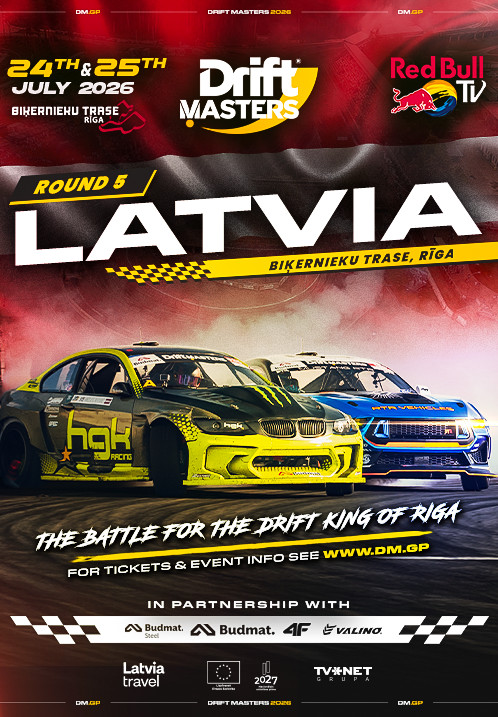 Drift Masters Riga 2026 - Piletilevi