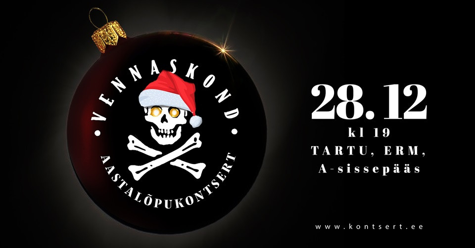 Vennaskond - Aastalõpukontsert ERM'is - Piletilevi