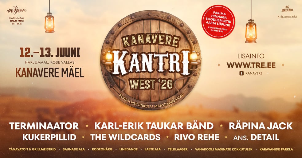Kanavere Kantri West 2026 - Piletilevi