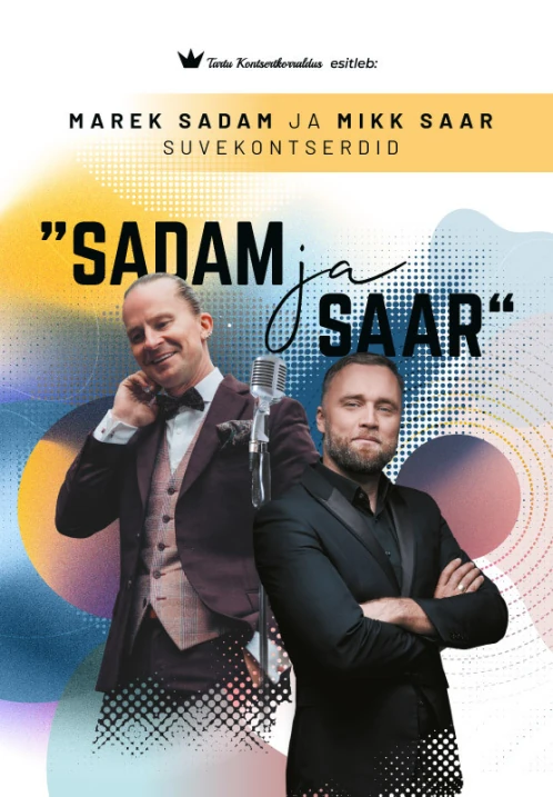 Marek Sadam ja Mikk Saar suvekontserdid - Piletilevi.ee